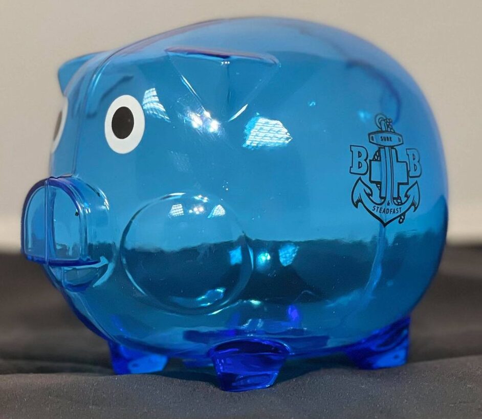 Blue Piggy Bank – BB Shop NI